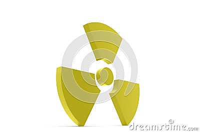 Yellow Nuke Symbol Stock Images - Image: 11923094