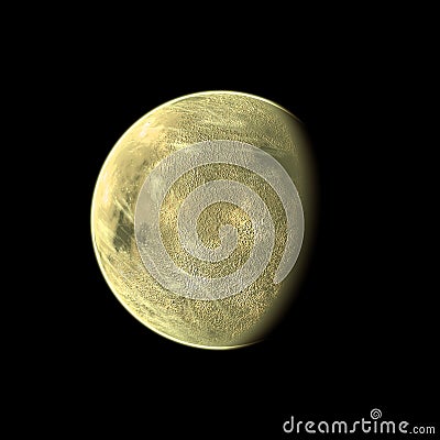 Yellow Planet Royalty Free Stock Image - Image: 3566656