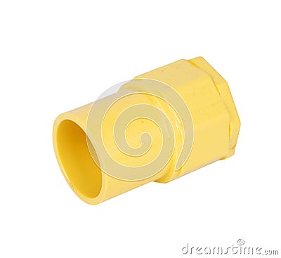 Yellow PVC Fittings Pipe Stock Photography | CartoonDealer.com #67579082