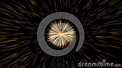 Yellow Speed Beam Hyper Speed Effect Stock Footage - Video of abstract ...