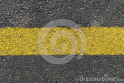 Yellow Strip Road Markings On Asphalt Royalty-Free Stock Photography ...