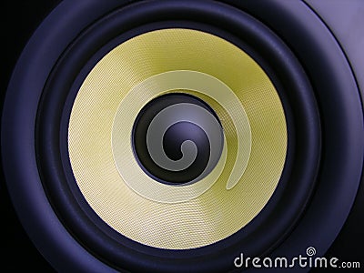 Yellow Woofer Royalty Free Stock Photos - Image: 123878