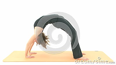 Yoga Asana stock footage. Video of studio, shot, isolated - 39655936