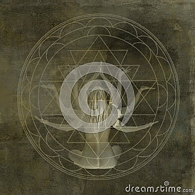 Yoga Shakti Mandala Royalty Free Stock Image - Image: 26303506