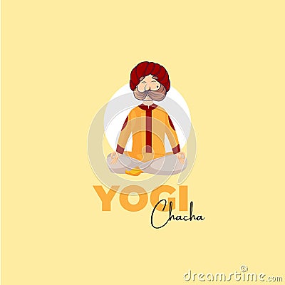 Yogi Chacha Vector Mascot Logo | CartoonDealer.com #265901847