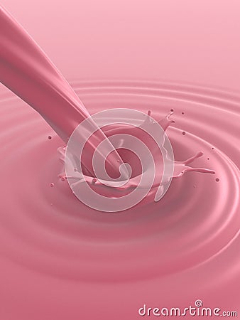 Yogurt Splash Royalty Free Stock Photography - Image: 5216267