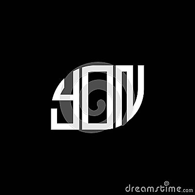 YON Letter Logo Design On White Background. YON Creative Initials ...