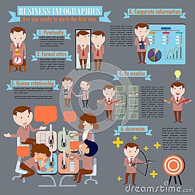 Are You Ready To Work The First Day. Stock Vector - Image: 55580644