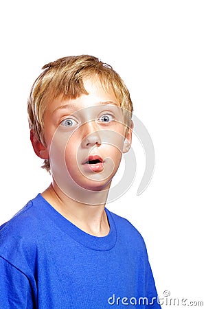 Young Boy With A Shocked Face Royalty-Free Stock Photography ...