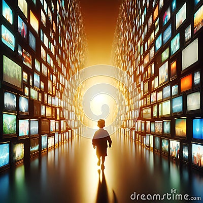 Young Child Excessive Screen Time Royalty-Free Stock Image ...