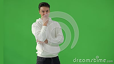 Young Handsome Male Model Posing for the Camera in a Studio ...