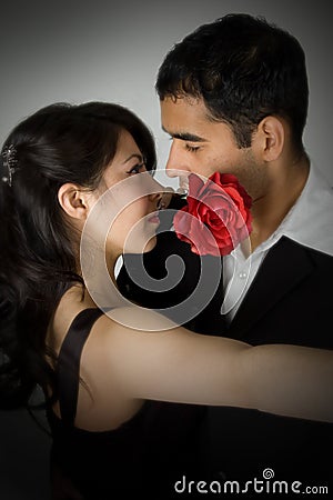 Young Romantic Couple Dancing Royalty Free Stock Photography - Image ...
