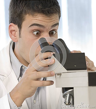 Young Scientist Discovering Something Stock Photo - Image: 6436240