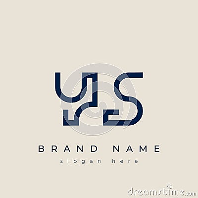 YS Alphabet Letter Icon Logo Cartoon Vector | CartoonDealer.com #355997815