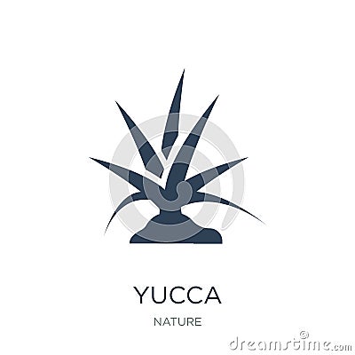 Yucca Icon In Trendy Design Style. Yucca Icon Isolated On White ...