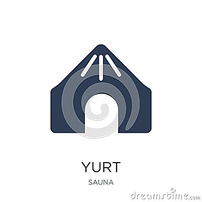 Yurt Icon. Trendy Flat Vector Yurt Icon On White Background From ...