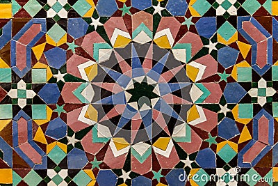 Zellige Pattern Stock Photo - Image: 56626407