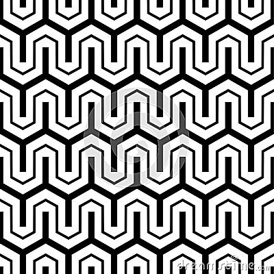 Ziggurat Pattern With Mixed Stripes Cartoon Vector | CartoonDealer.com ...