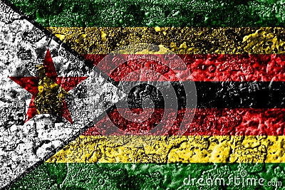 Zimbabwe Grunge Rusted Metal Texture Flag, Rust Metal Background Stock ...