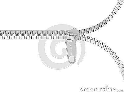 Zip Illustration Close-up Stock Photography - Image: 8662282