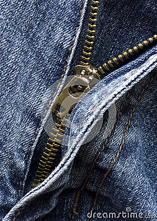 The Zip In A Pair Of Jeans Royalty Free Stock Images - Image: 271429