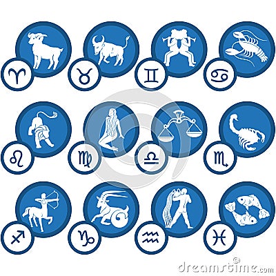 Zodiac Icon Set Royalty Free Stock Photography - Image: 3021907
