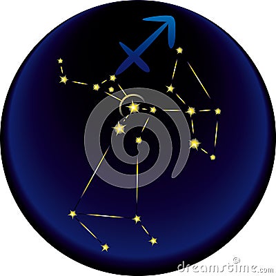 Zodiac Aquarius Sign stock vector. Illustration of astronomy - 5965509