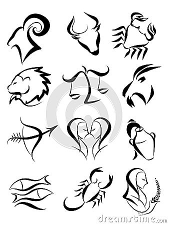 Zodiac Star Signs Royalty Free Stock Photo - Image: 10861075