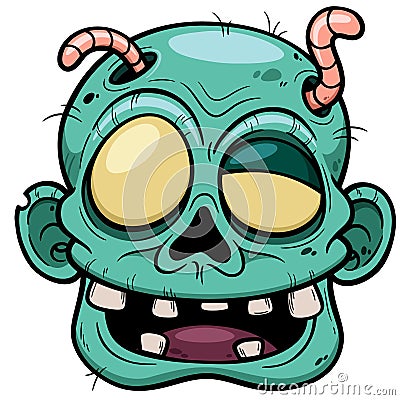 Zombie Face Stock Vector - Image: 42525599