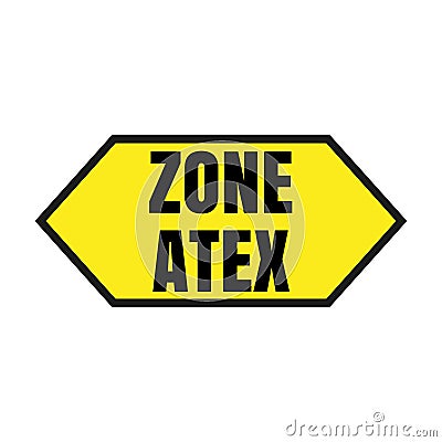 Zone Atex Symbol Icon Royalty-Free Illustration | CartoonDealer.com ...