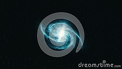 Zoom in Flight Camera of the Galaxy. Impressive Structure of the Spiral ...