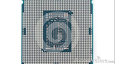 Zoom of modern CPU stock footage. Video of brain, closeup - 180817308