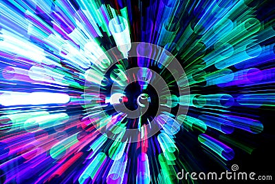 Zooming Lights Background Stock Photo - Image: 8688810