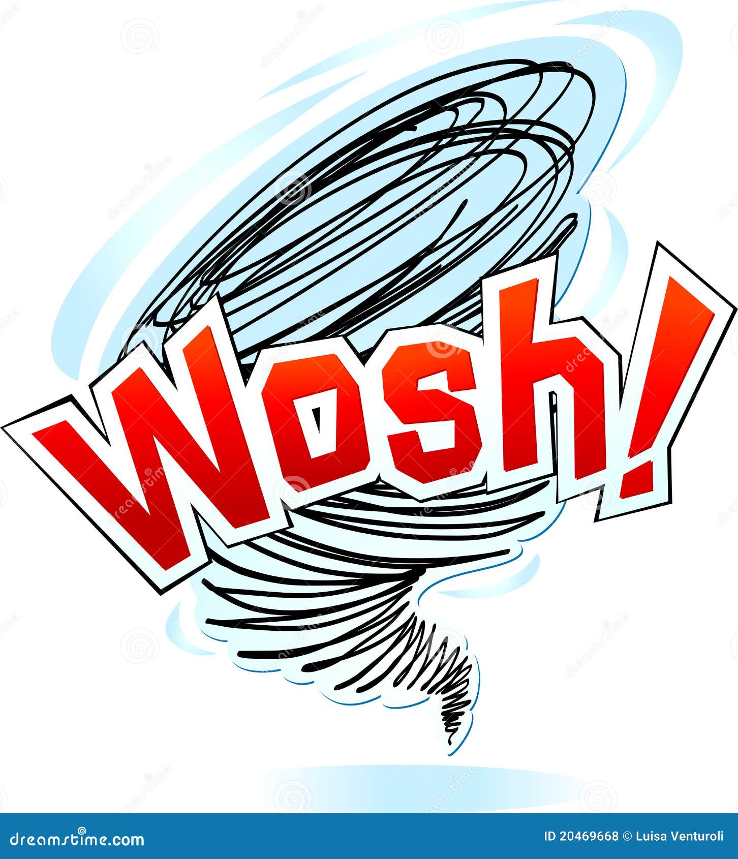 ¡Wosh! stock de ilustración. Ilustración de aire, rote - 20469668