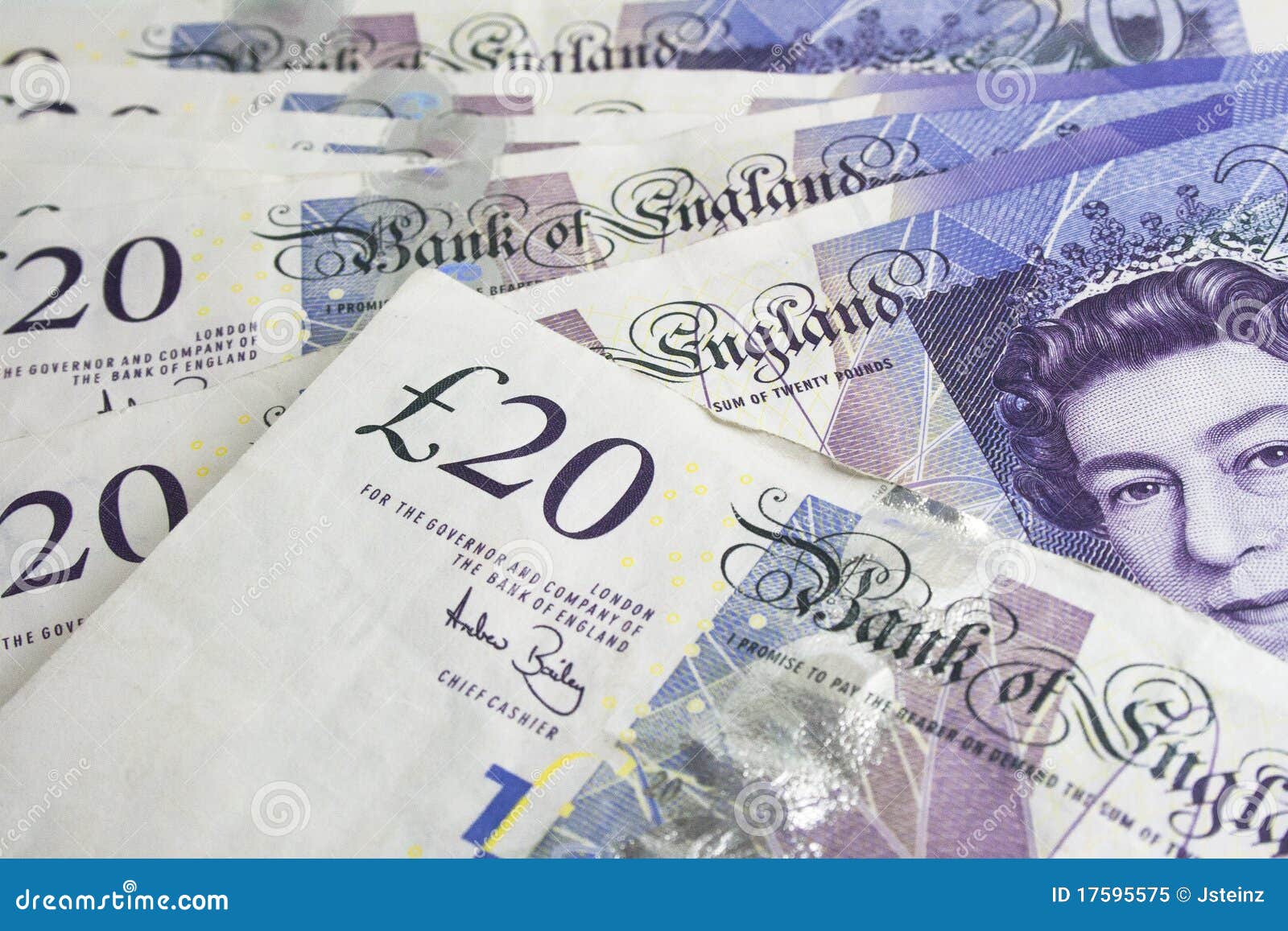 Â£20 Notes from England editorial image. Image of bank - 17595575