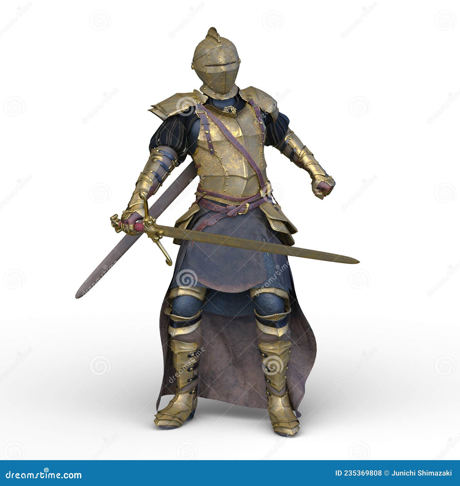 3.ª Representación De Un Caballero Stock de ilustración - Ilustración ...