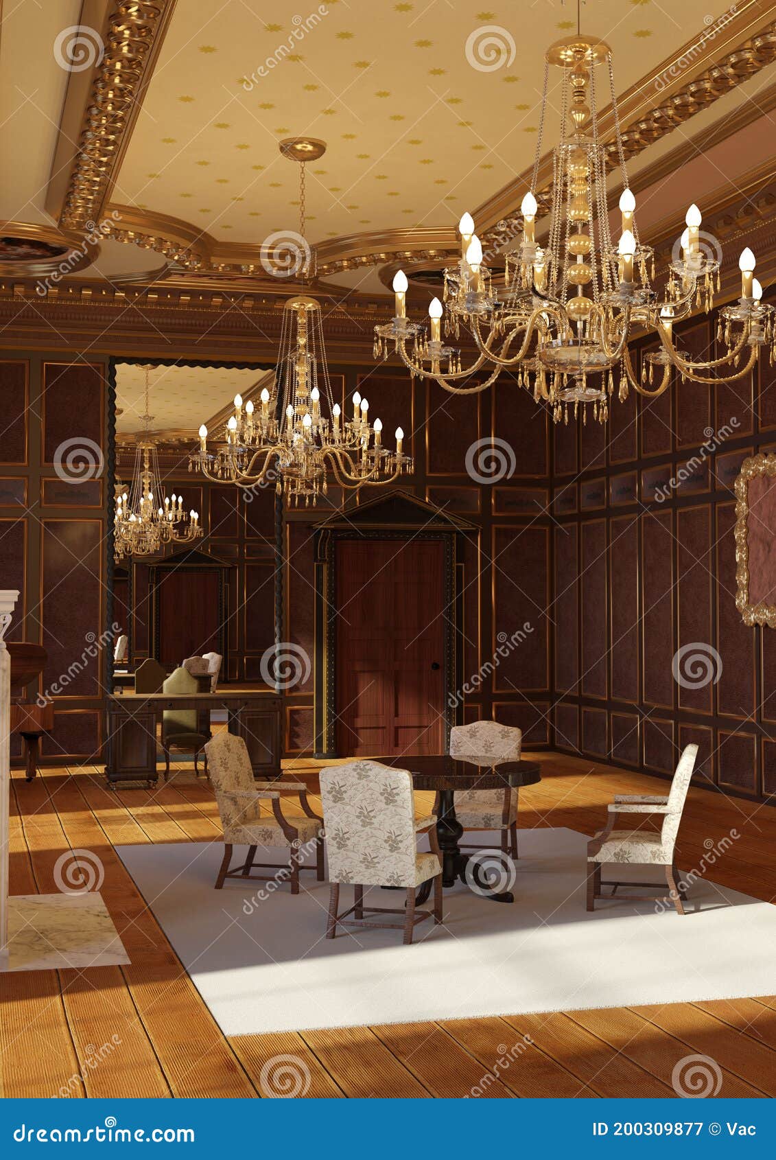 3.ª Representación Del Palacio Real Stock de ilustración - Ilustración ...