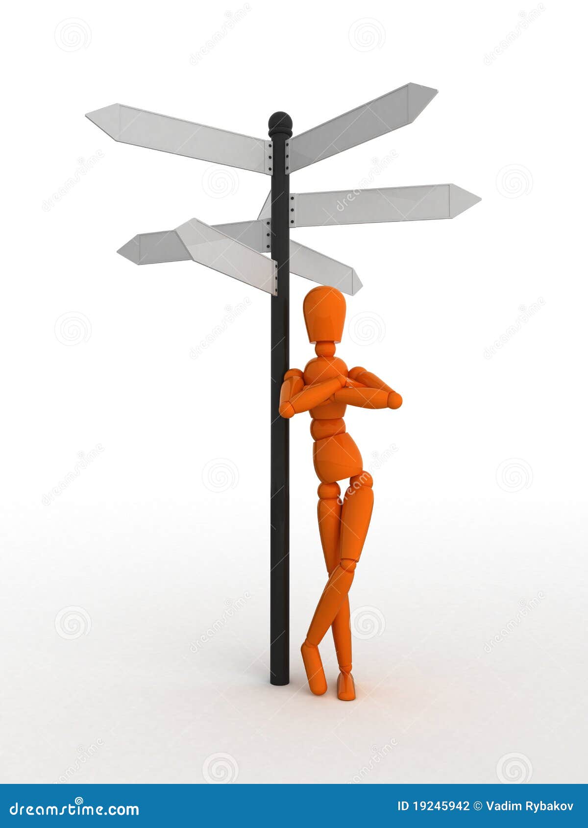 ¿Cuál es su manera? stock de ilustración. Ilustración de imagen - 19245942