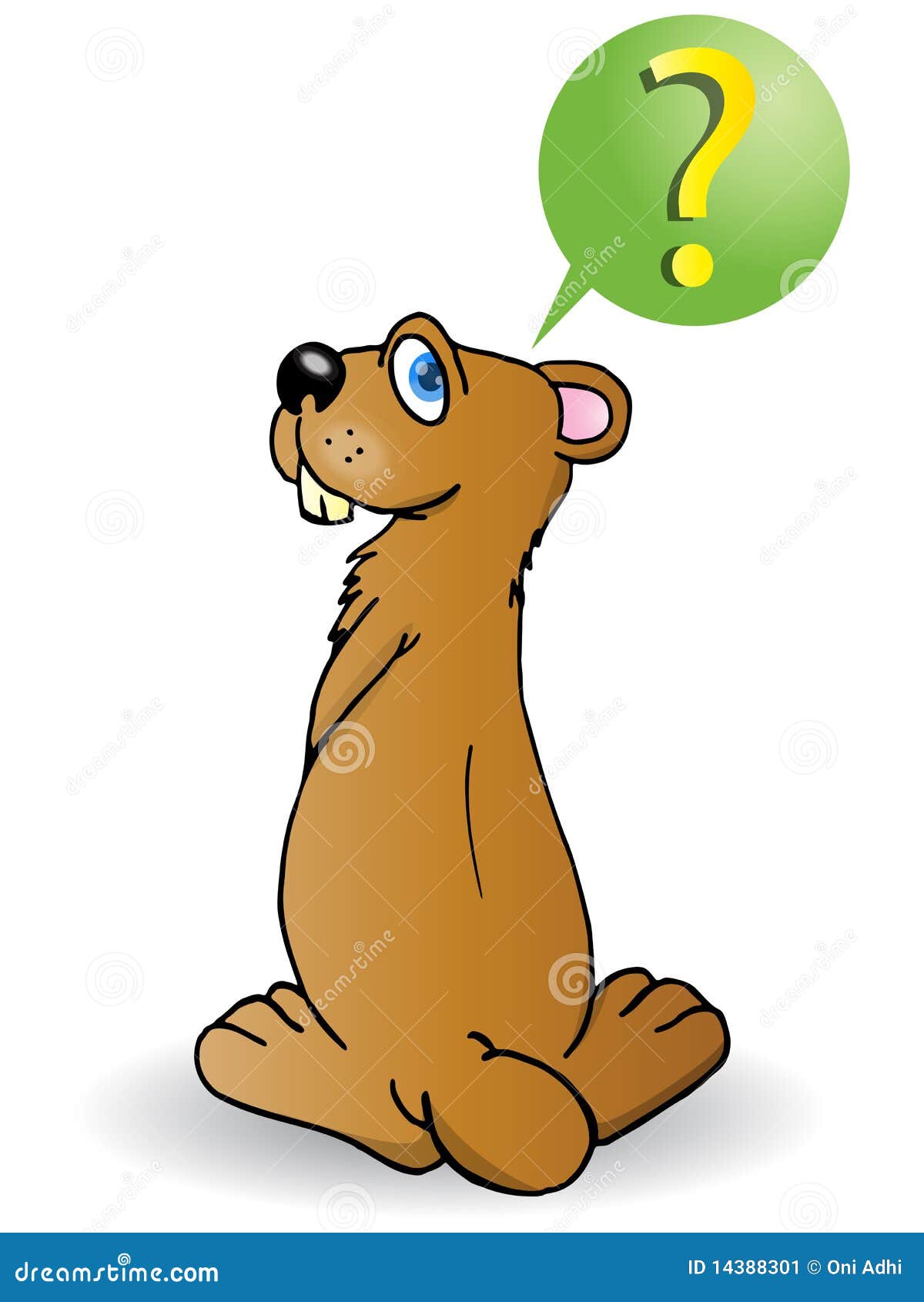 ¿Qué?? stock de ilustración. Ilustración de maderas, castor - 14388301