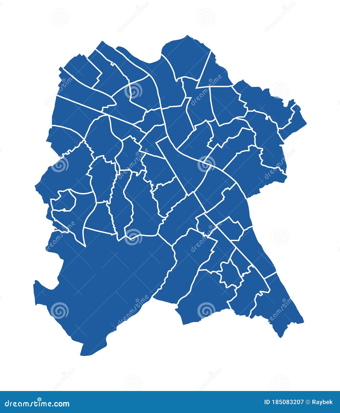 Bronx Outline Map Cartoon Vector | CartoonDealer.com #324049713