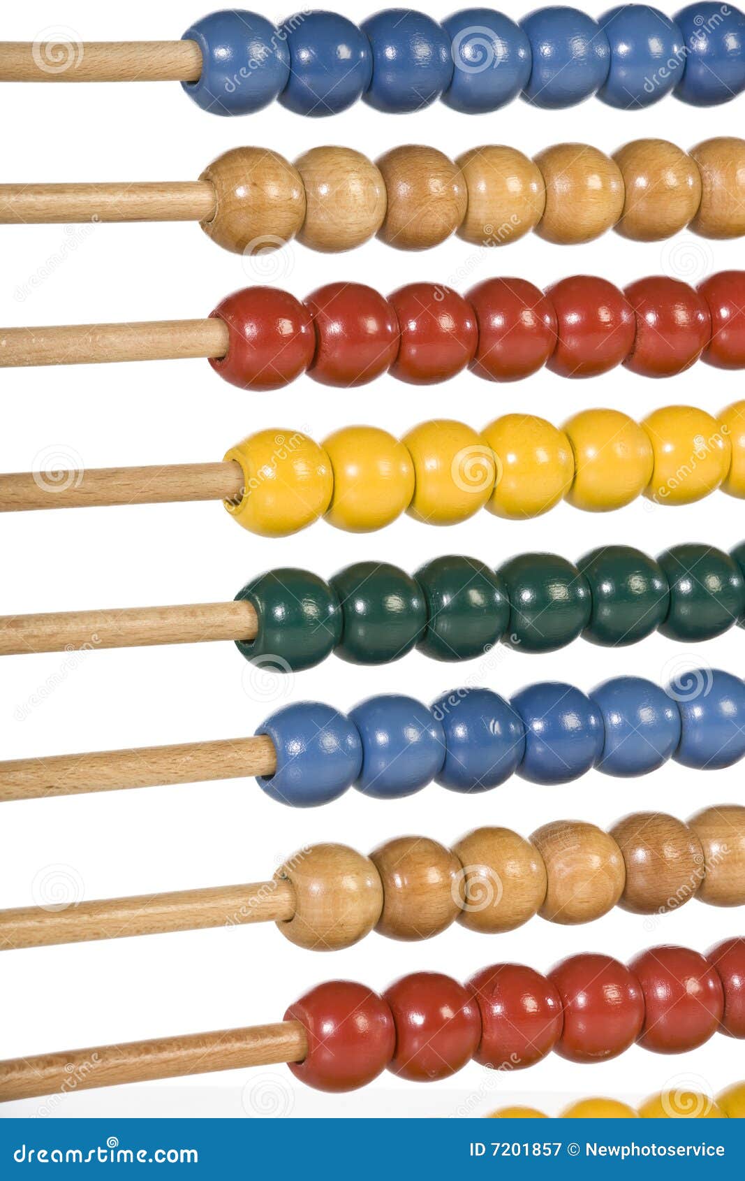Ábaco imagen de archivo. Imagen de redondo, juguete, granos - 7201857