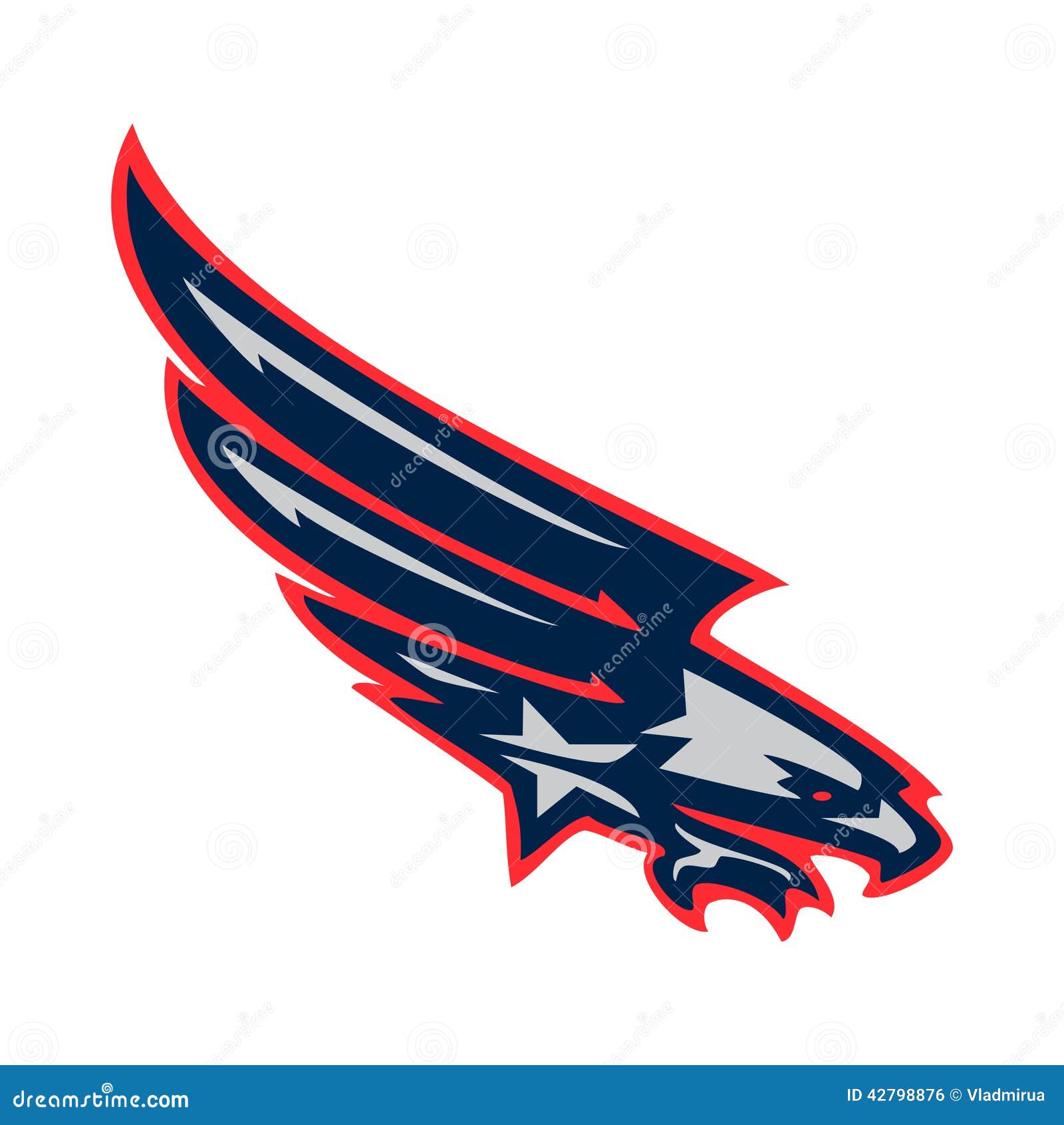 Águila Del Logotipo Ilustración del Vector - Imagen: 42798876