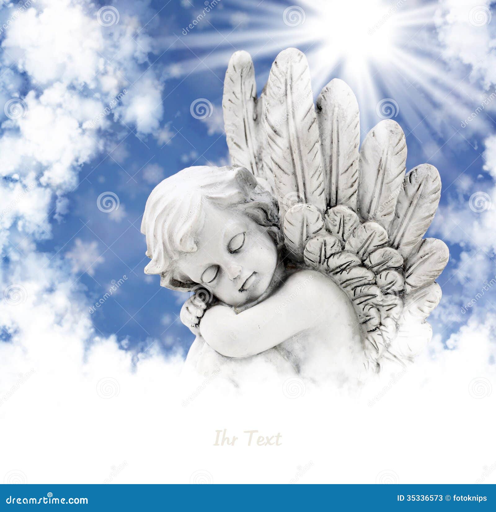 Ángel en el sol imagen de archivo. Imagen de cuadro, resto - 35336573