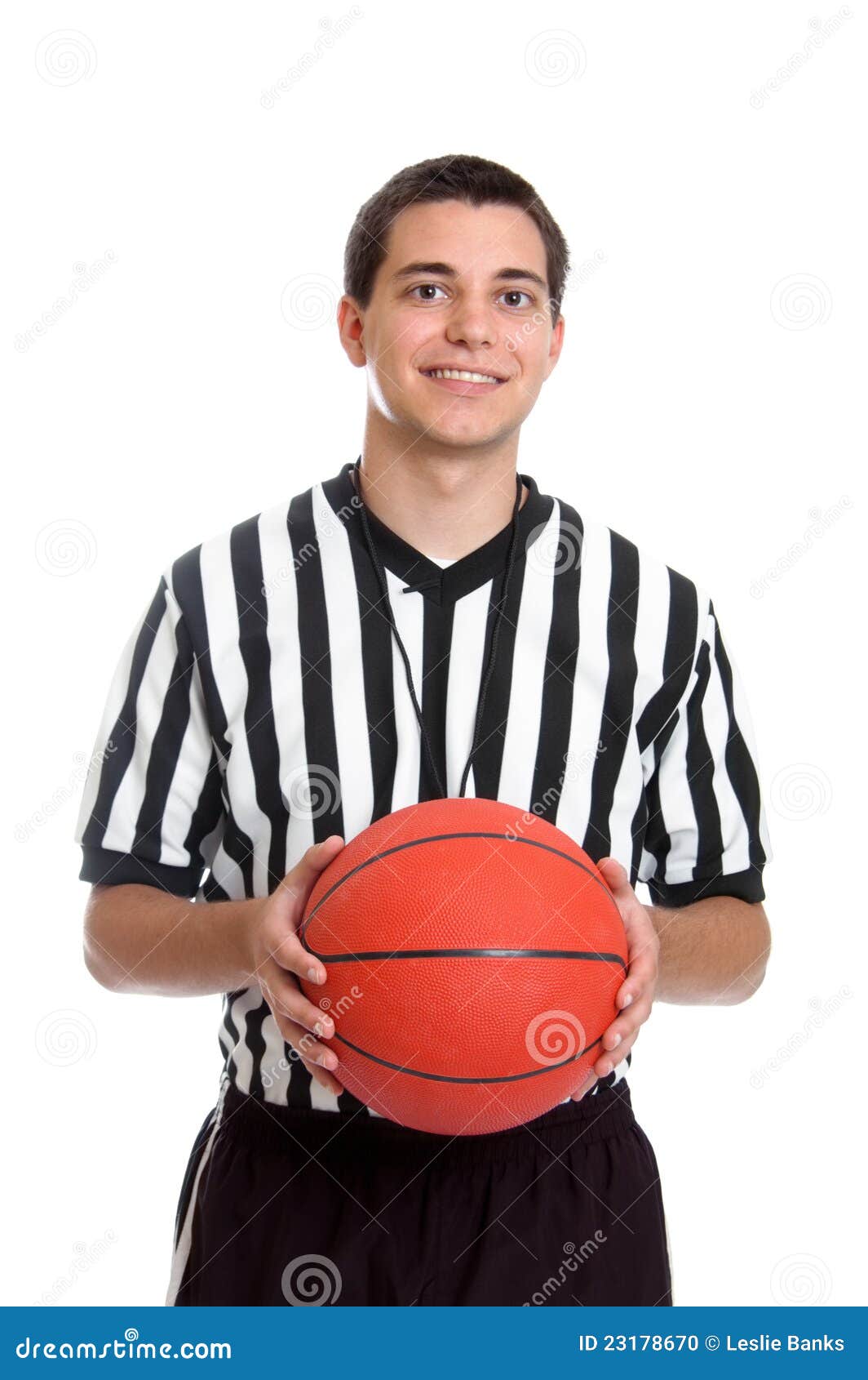 Árbitro Adolescente Del Baloncesto Foto de archivo - Imagen de muchacho ...