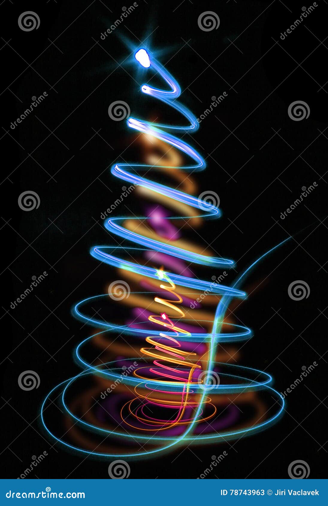 Árbol abstracto de Navidad stock de ilustración. Ilustración de ...