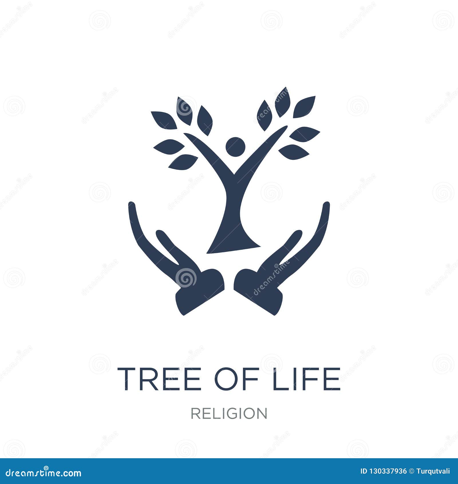 Árbol del icono de la vida ilustración del vector. Ilustración de ...