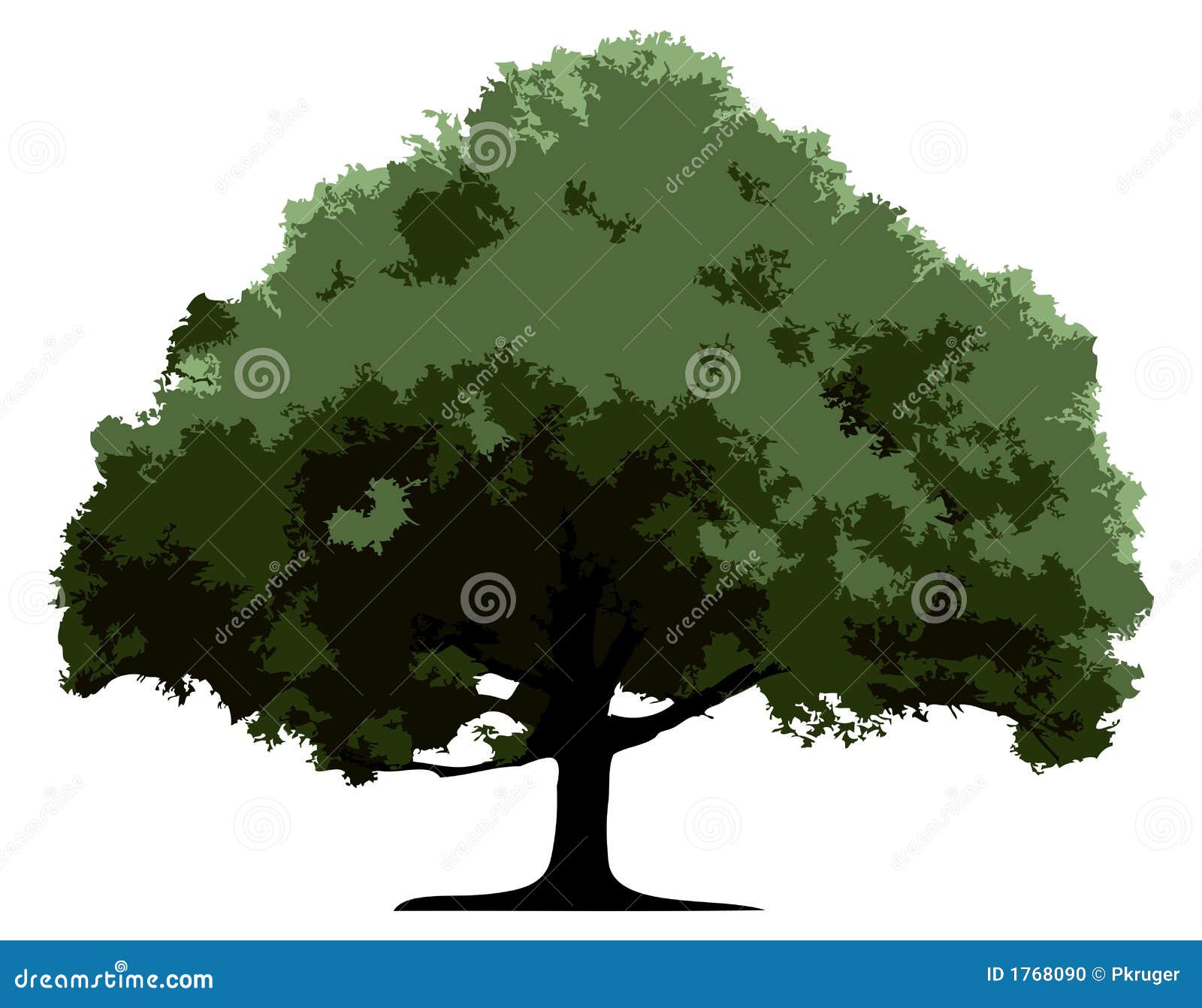 Árbol (vector) ilustración del vector. Ilustración de aislado - 1768090