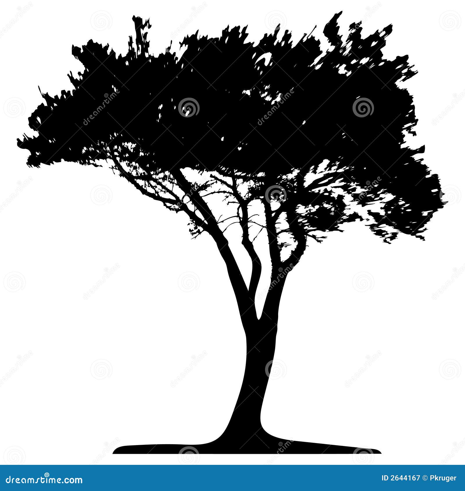 Árbol (vector) ilustración del vector. Ilustración de aislado - 2644167