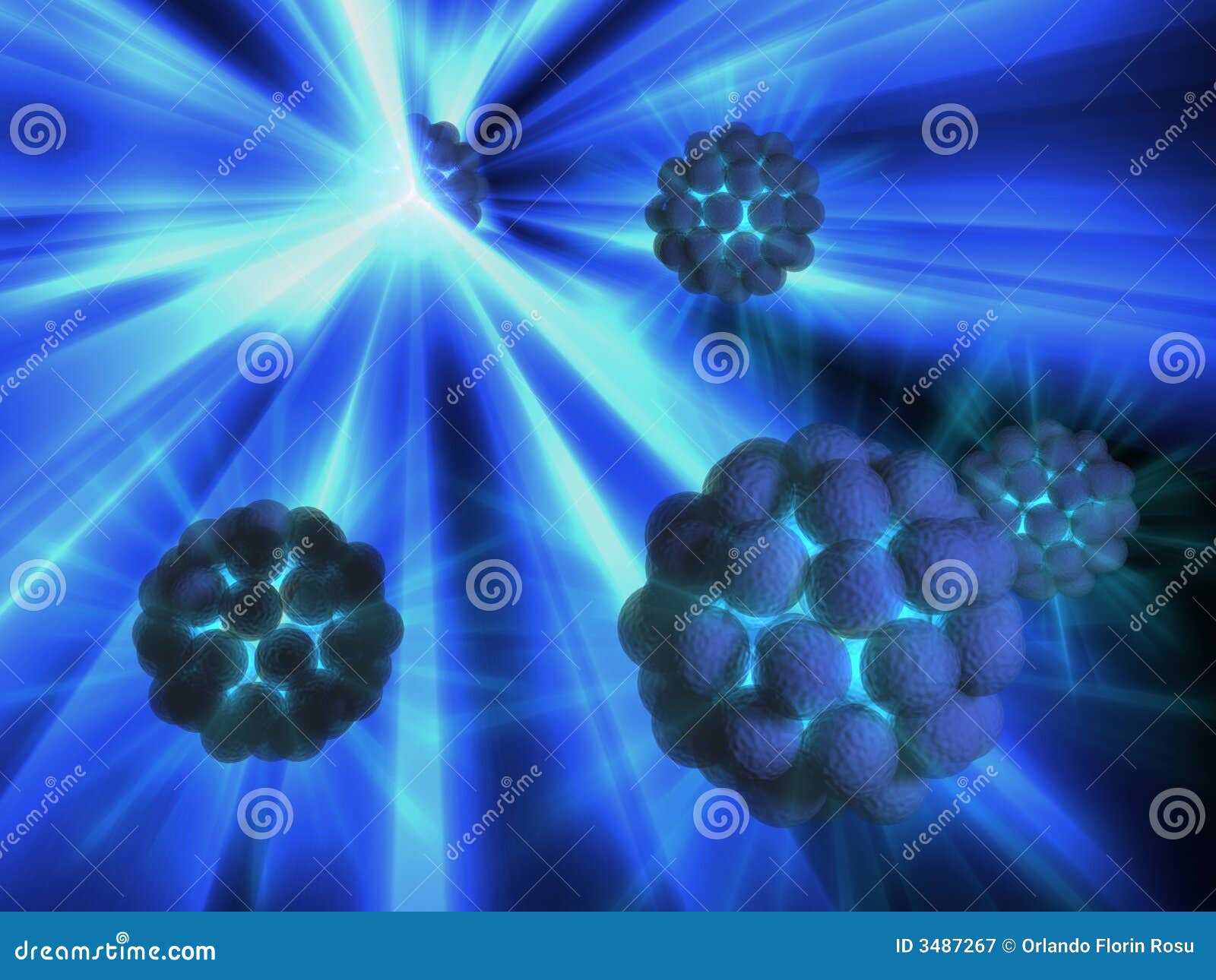 Átomo 4 imagen de archivo. Imagen de conceptual, nacimiento - 3487267
