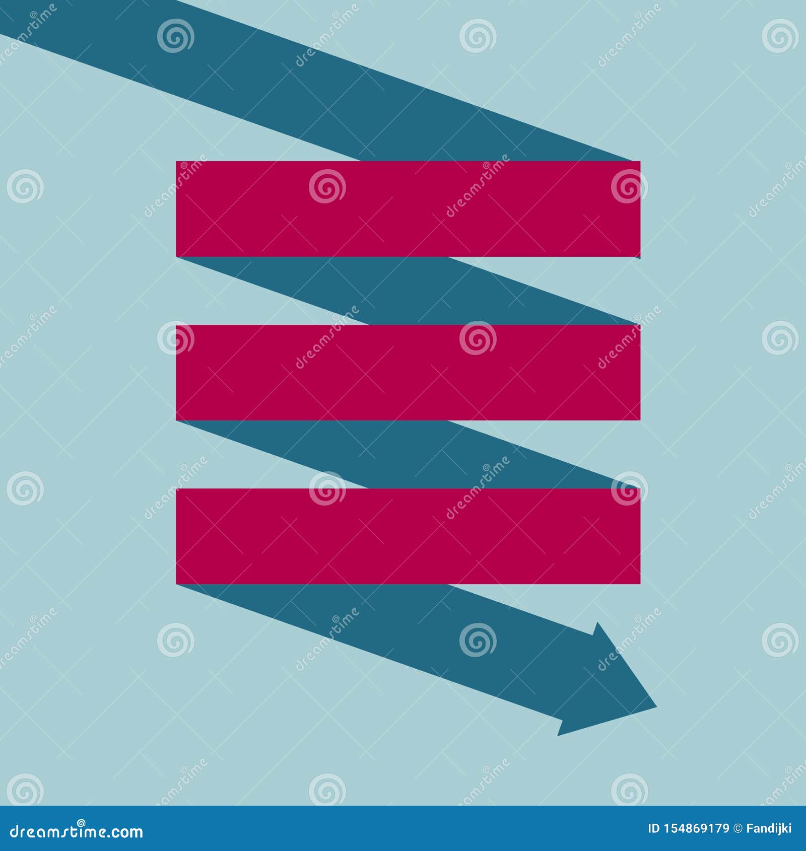 Folded Arrow Symbol. Vector Illustration | CartoonDealer.com #126243648